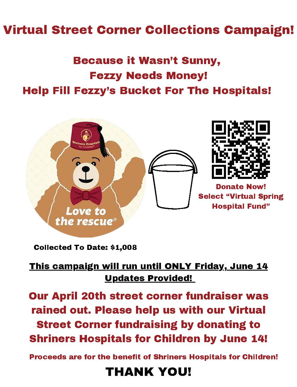 Virtual Street Corner Collections Campaign! - Moslah Shriners